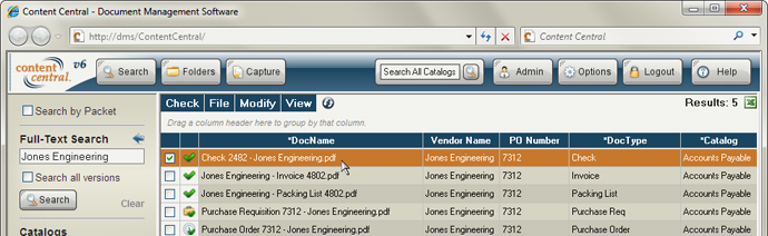 Content Central | Document Management Software | PDOS